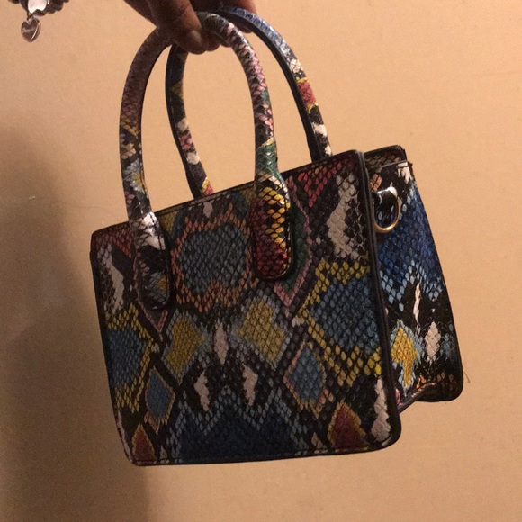 Bags | Snake Skin Leather Mini Purse | Poshmark